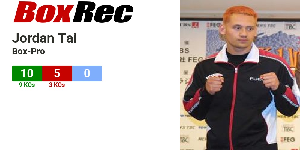 BoxRec: Jordan Tai