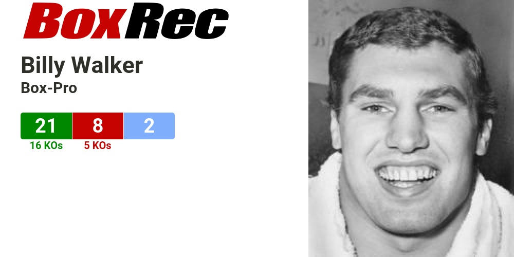 BoxRec: Billy Walker