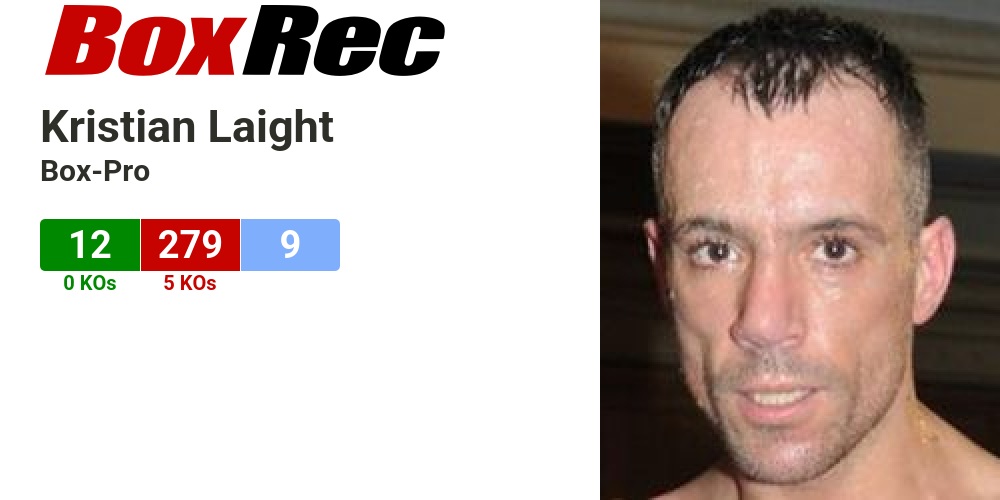 BoxRec: Kristian Laight