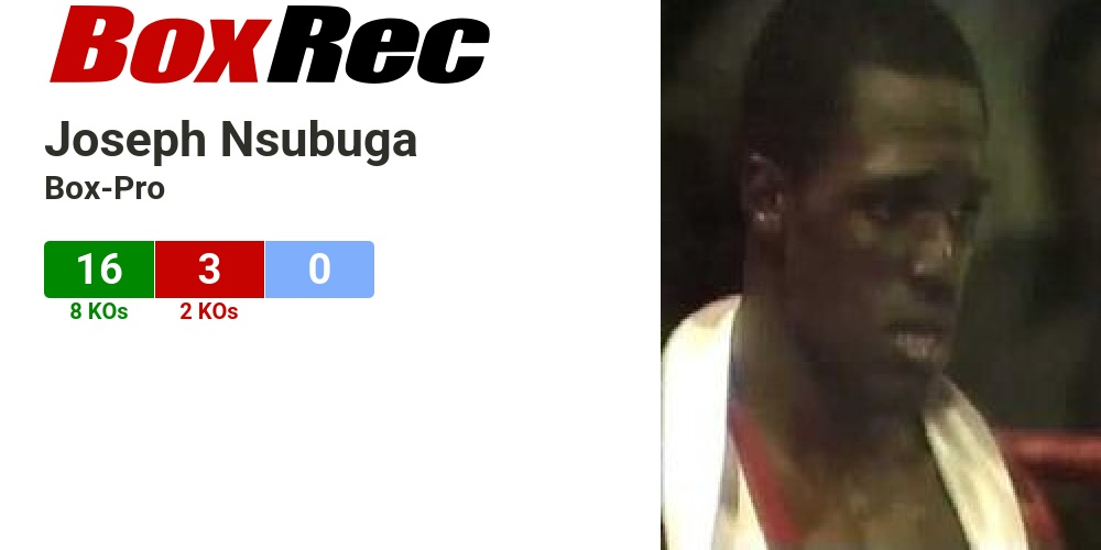 BoxRec: Joseph Nsubuga