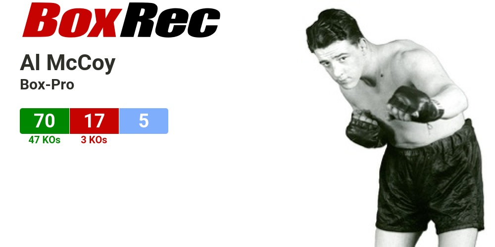 BoxRec: Al McCoy