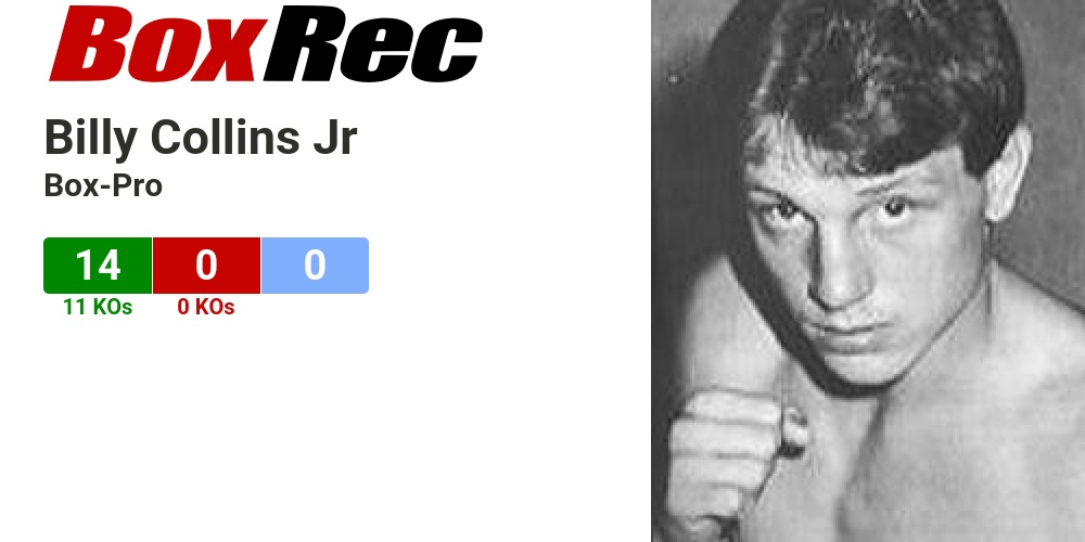BoxRec: Billy Collins Jr
