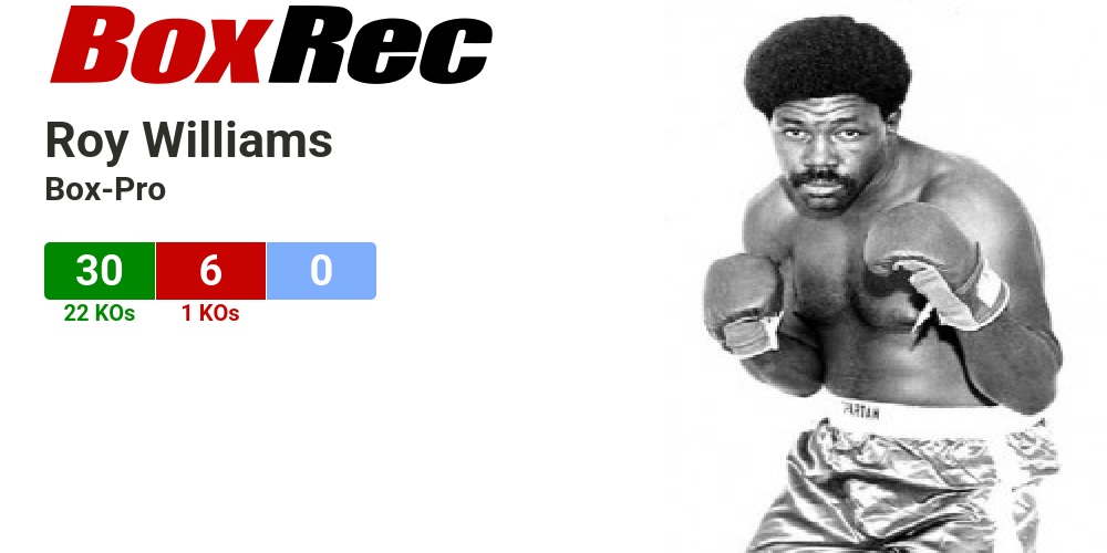 BoxRec: Roy Williams