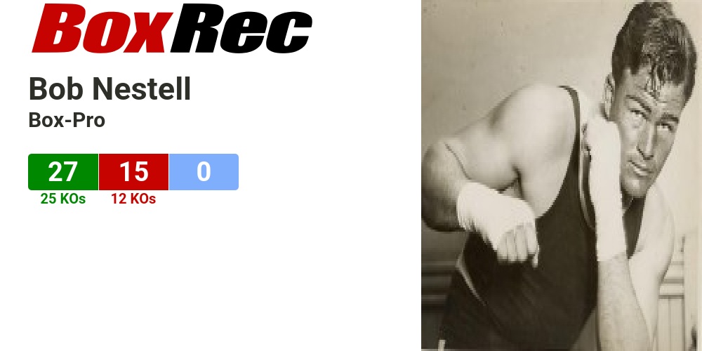 BoxRec: Bob Nestell