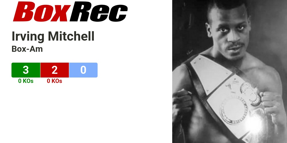 BoxRec: Irving Mitchell