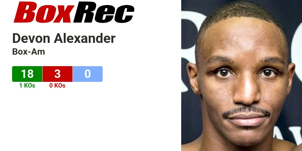 BoxRec: Devon Alexander