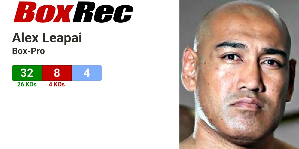 BoxRec: Alex Leapai