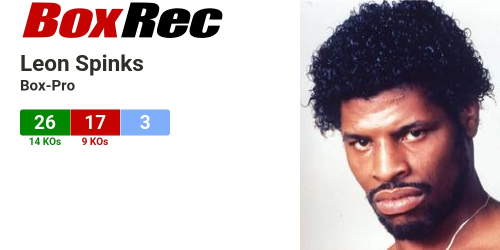 BoxRec: Leon Spinks
