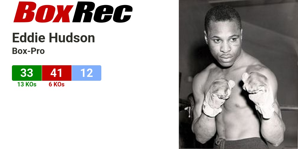 BoxRec: Eddie Hudson