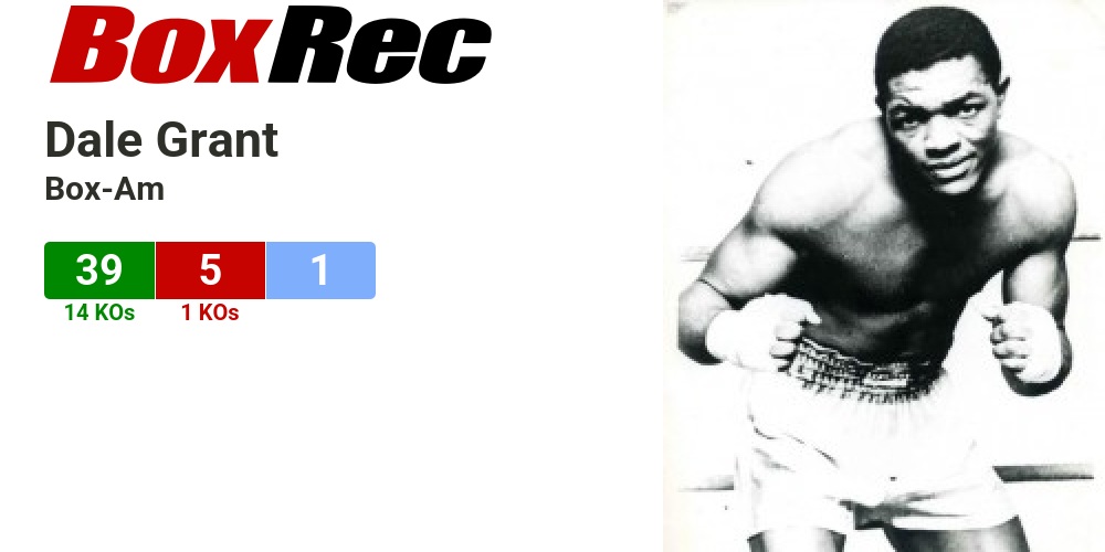 BoxRec: Dale Grant