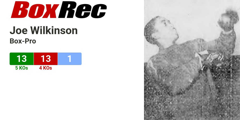 BoxRec: Joe Wilkinson