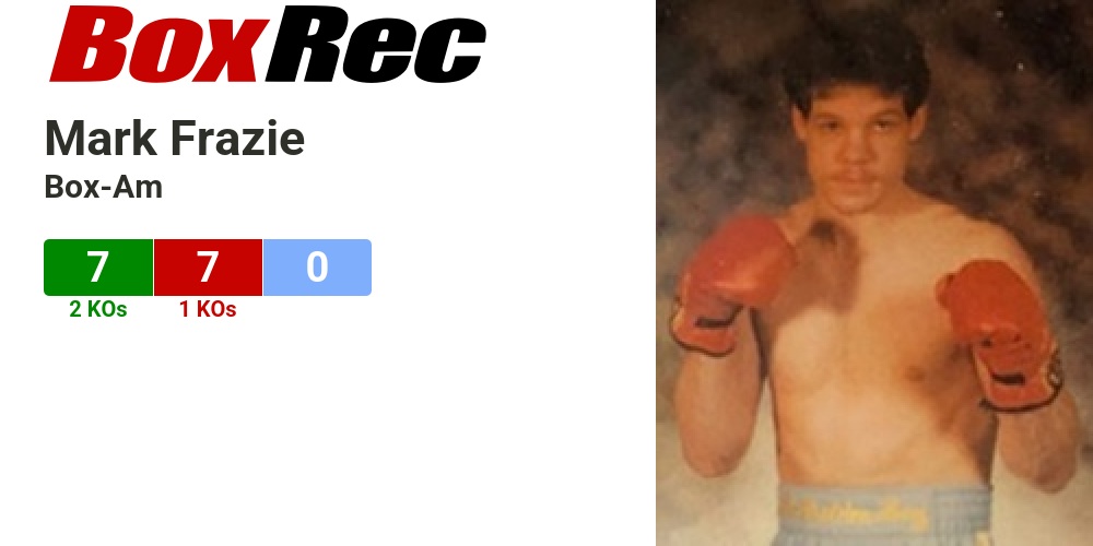 BoxRec: Mark Frazie