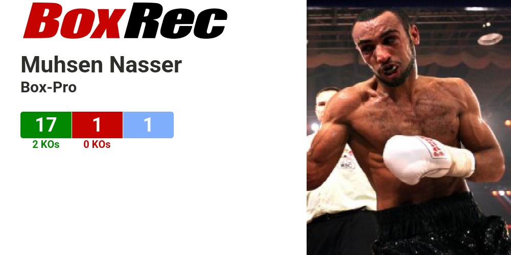 BoxRec: Muhsen Nasser