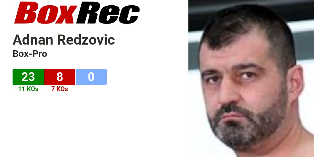BoxRec: Adnan Redzovic