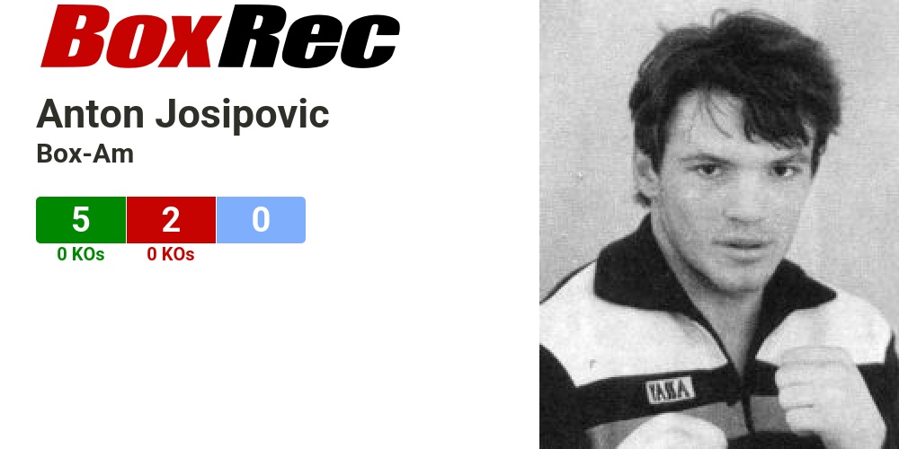 BoxRec: Anton Josipovic