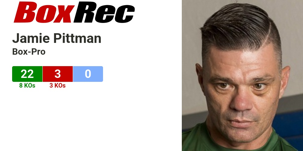 BoxRec: Jamie Pittman