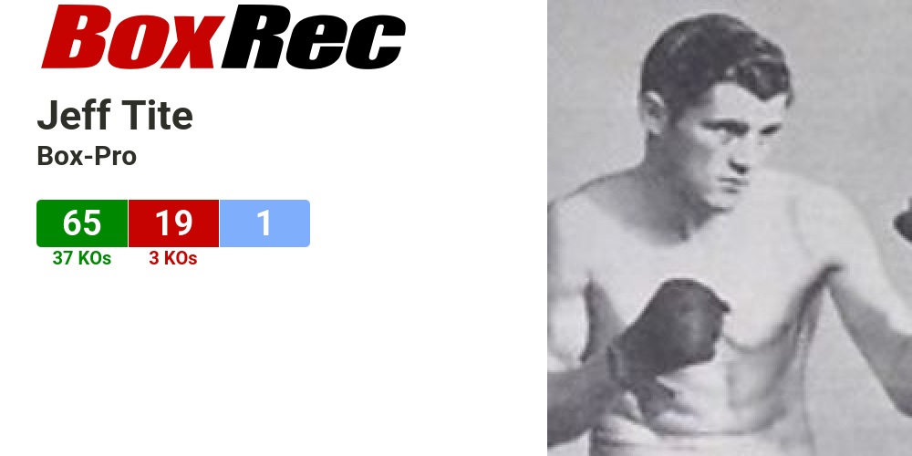 BoxRec: Jeff Tite