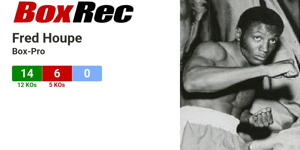 BoxRec: Fred Houpe