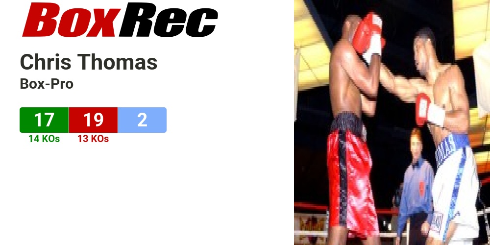 BoxRec: Chris Thomas