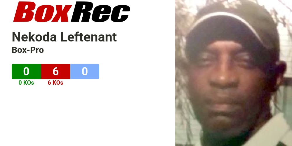 BoxRec: Nekoda Leftenant