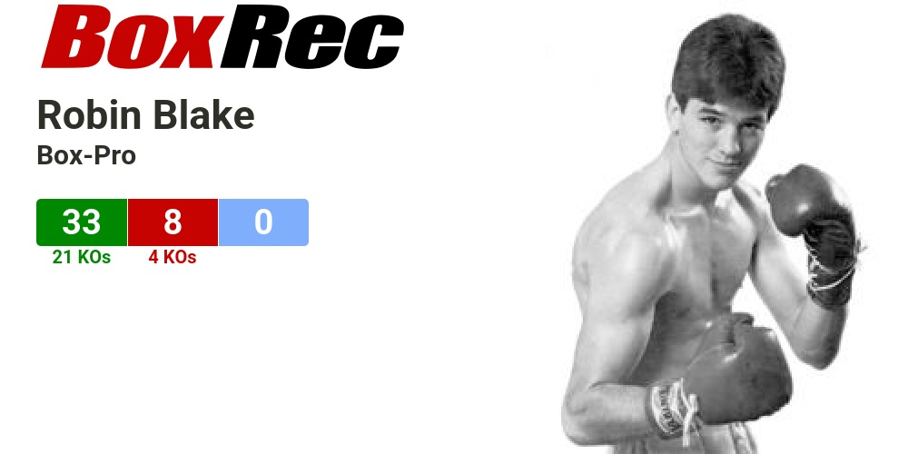 BoxRec: Robin Blake