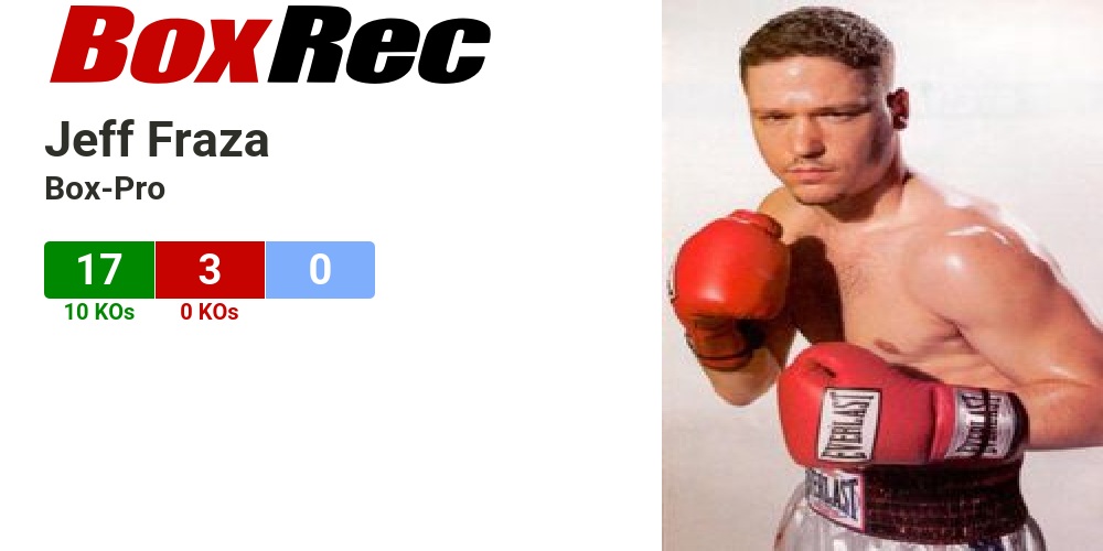 BoxRec: Jeff Fraza