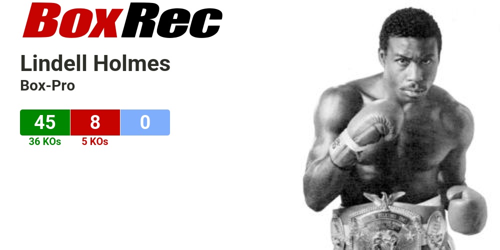 BoxRec: Lindell Holmes