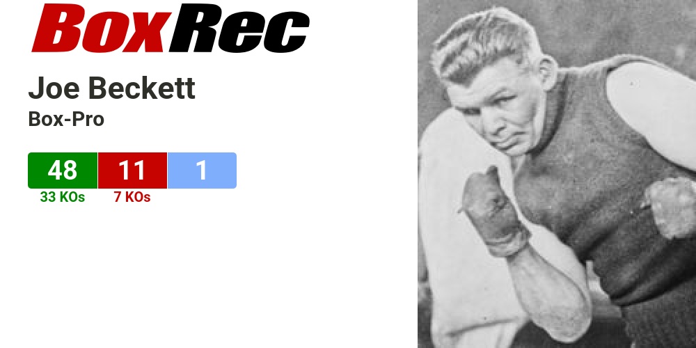 BoxRec: Joe Beckett