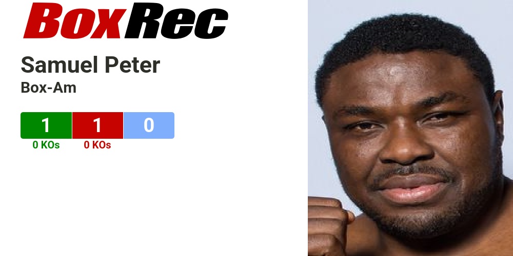 BoxRec: Samuel Peter