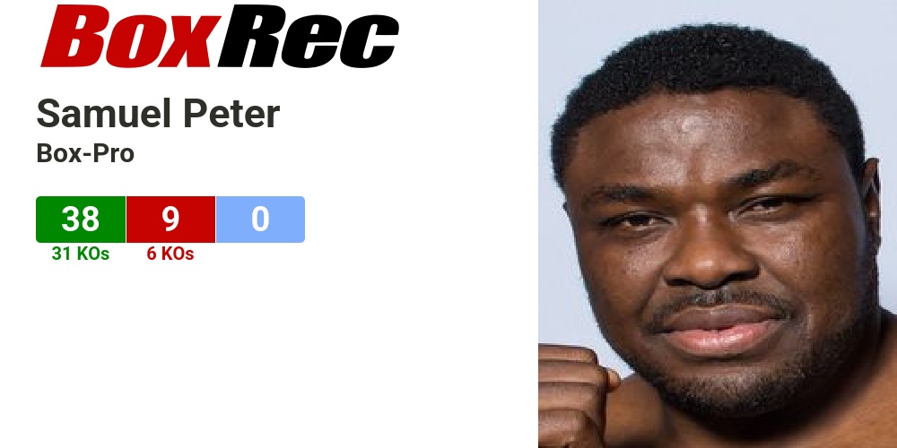 BoxRec: Samuel Peter