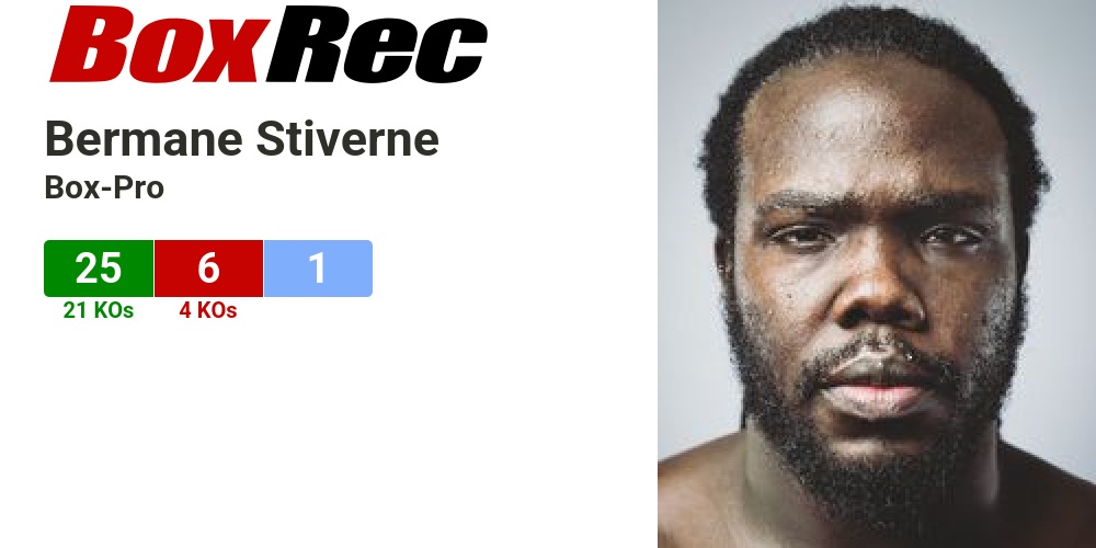 BoxRec: Bermane Stiverne