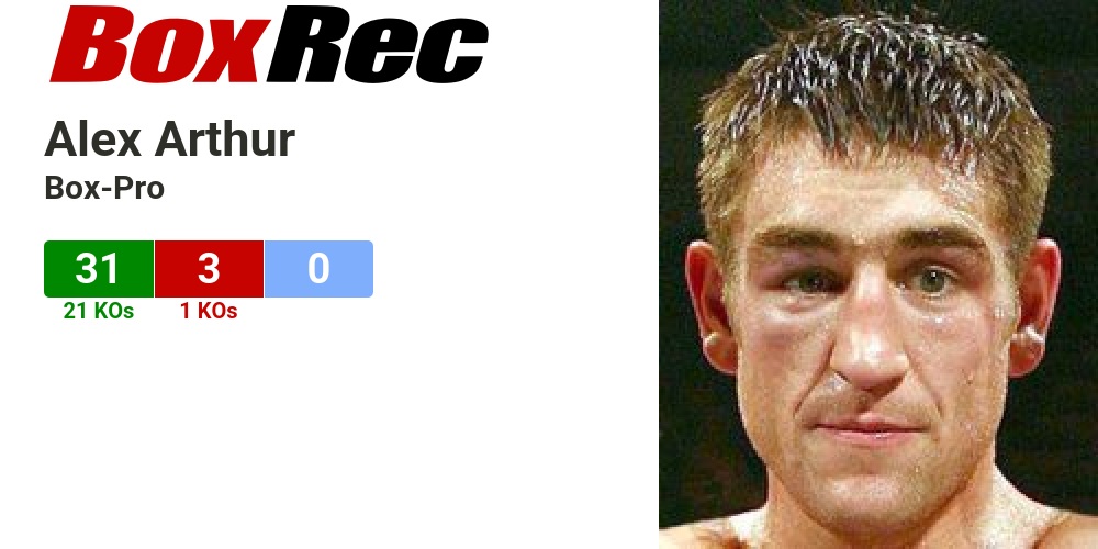 BoxRec: Alex Arthur