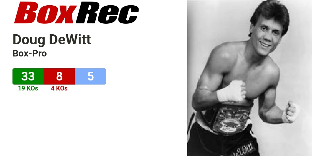 BoxRec: Doug DeWitt