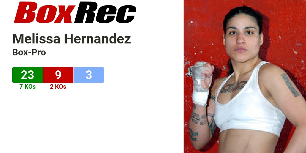 BoxRec: Melissa Hernandez