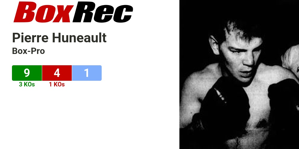 BoxRec: Pierre Huneault