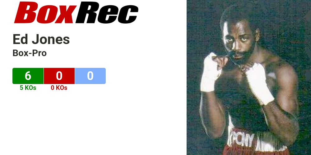 BoxRec: Ed Jones