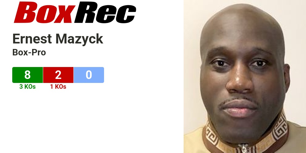 BoxRec: Ernest Mazyck