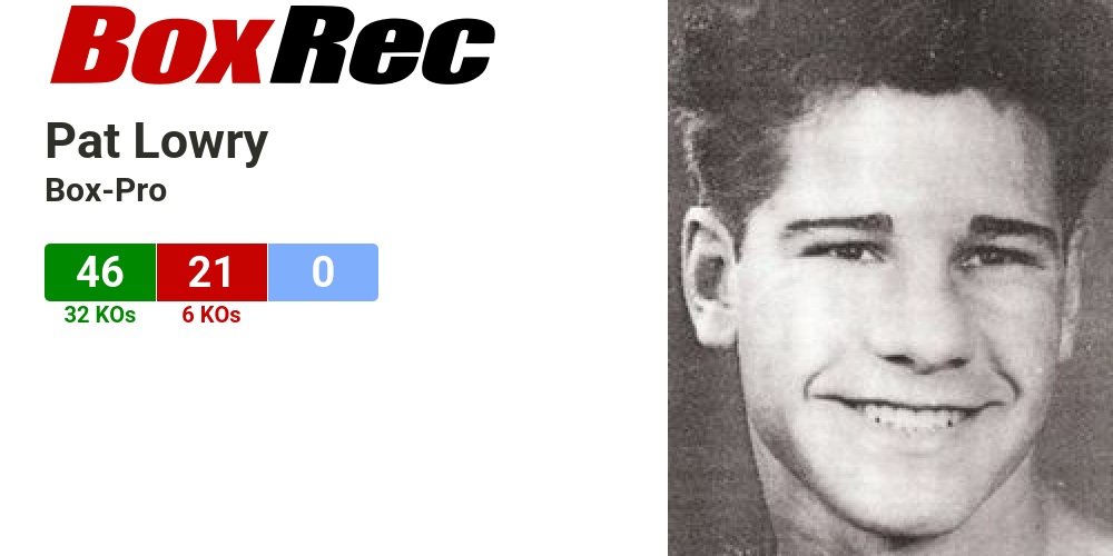 BoxRec: Pat Lowry