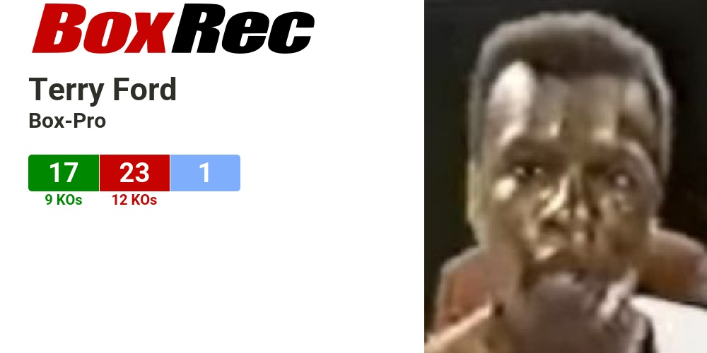BoxRec: Terry Ford