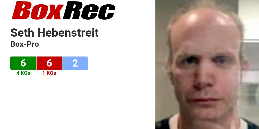 BoxRec: Seth Hebenstreit