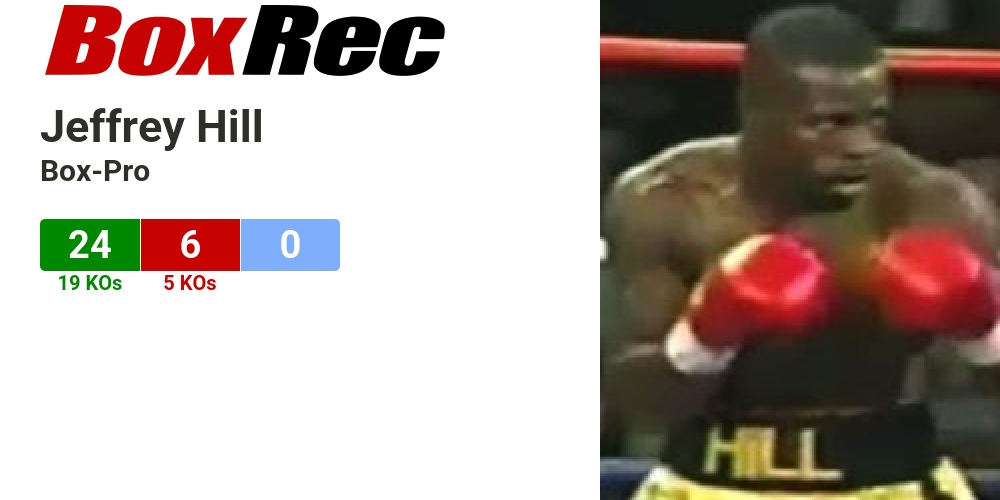 BoxRec: Jeffrey Hill
