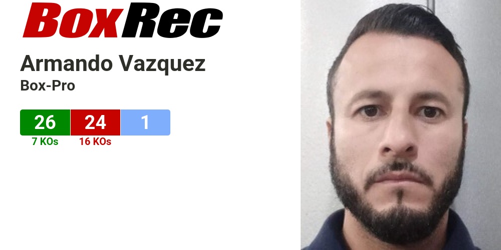 BoxRec: Armando Vazquez