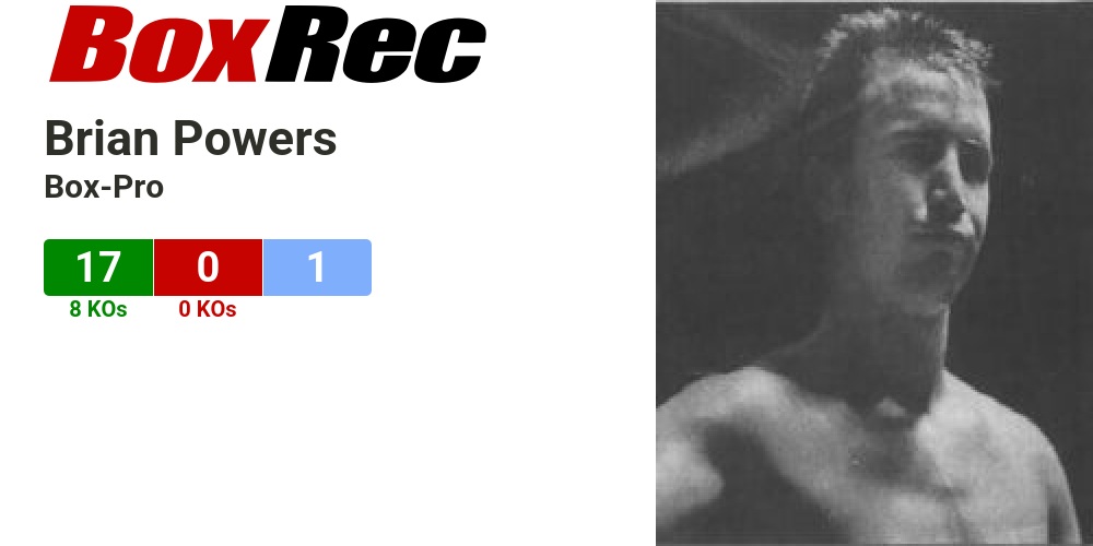 BoxRec: Brian Powers