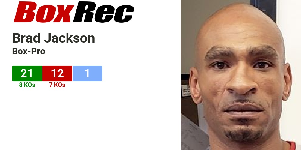 BoxRec: Brad Jackson