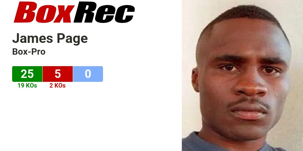 BoxRec: James Page