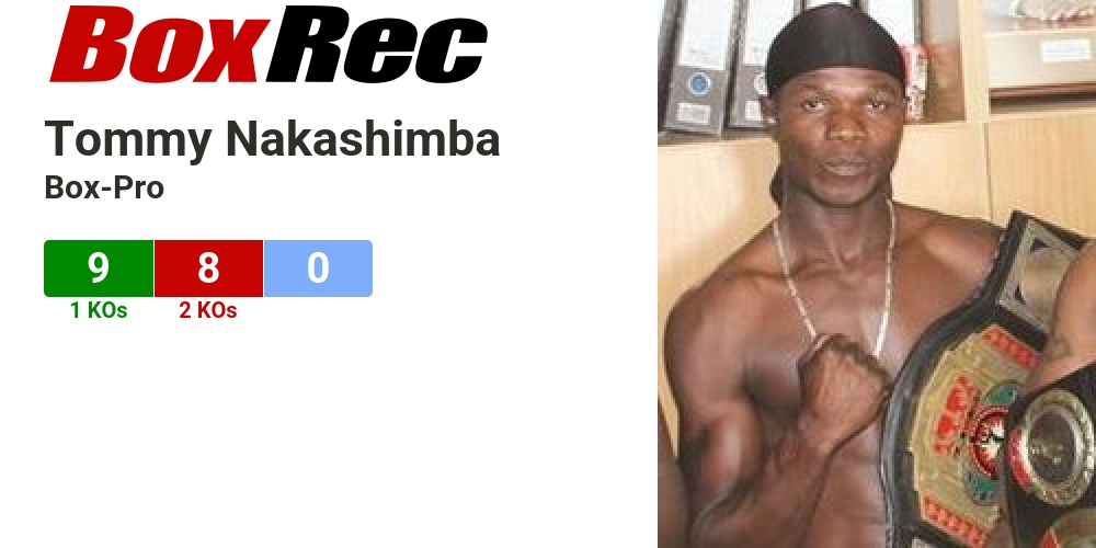 BoxRec: Tommy Nakashimba