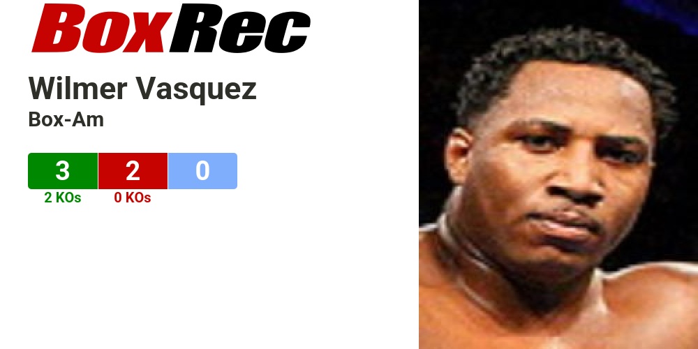 BoxRec: Wilmer Vasquez