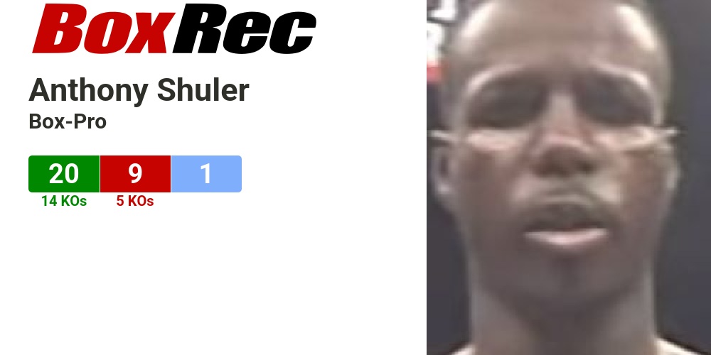 BoxRec: Anthony Shuler