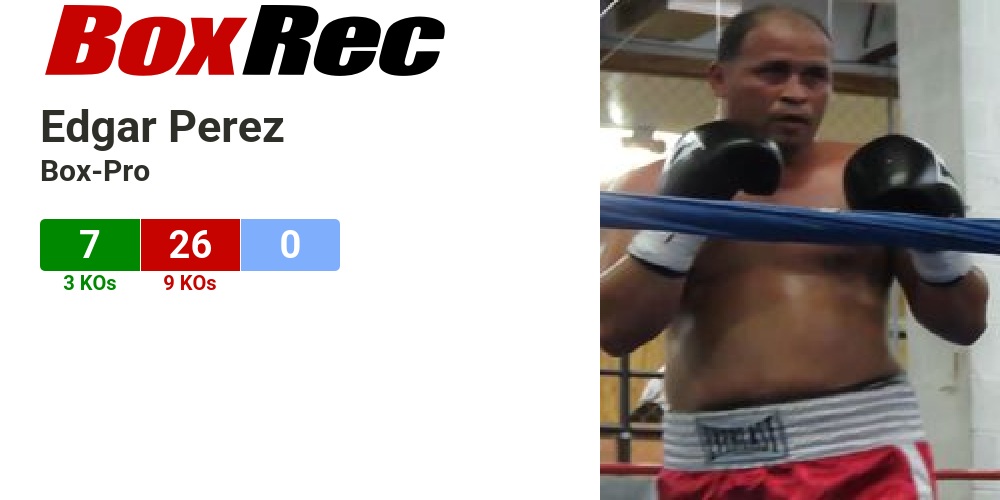 BoxRec: Edgar Perez