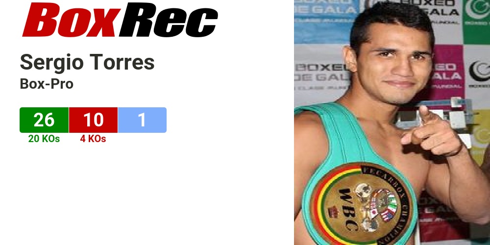 BoxRec: Sergio Torres